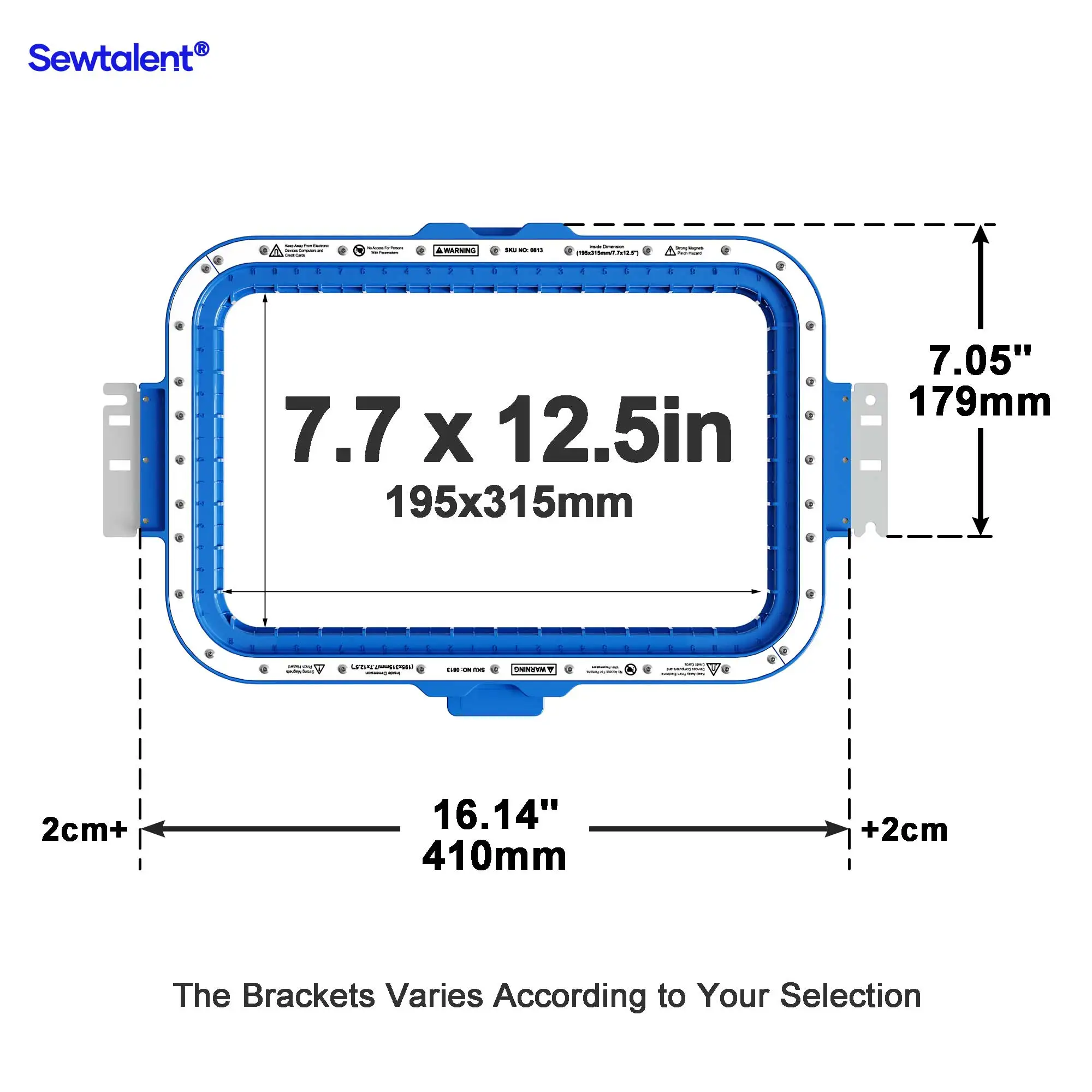 Sewtalent-Strong-Magnetic-Mighty-Hoop-Frame-Embroidery-Hoops-for ...