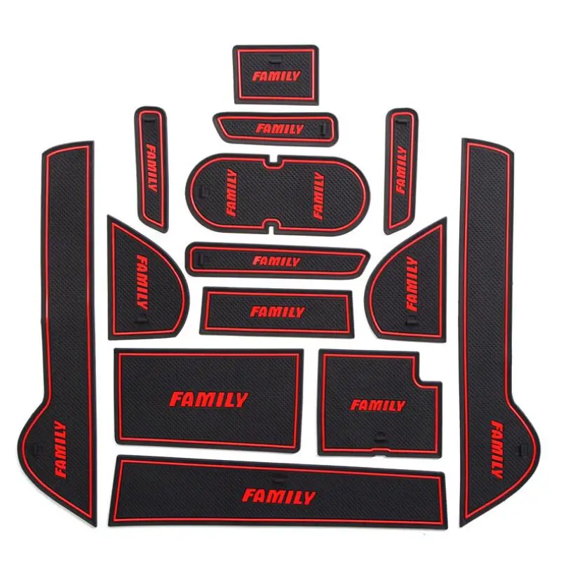 Door Groove Mat Car Gate Slot Pad Cup Armrest Storage Mat For Haima ...