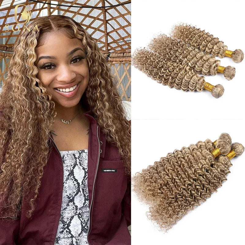 Piano-Color-P8-613-Highlight-Bundles-Hair-Bundles-With-Closure-Frontal ...