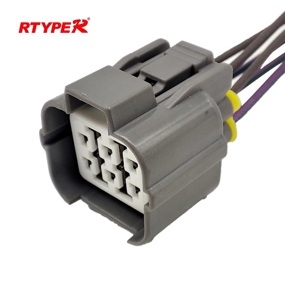 6-Pin-Female-Customized-Auto-Electrical-Wiring-Harness-Waterproof ...