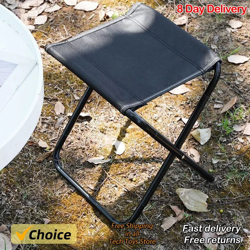 Outdoor-Folding-Stool-Portable-Mat-Travel-Camping-Fishing-Folding-Small ...