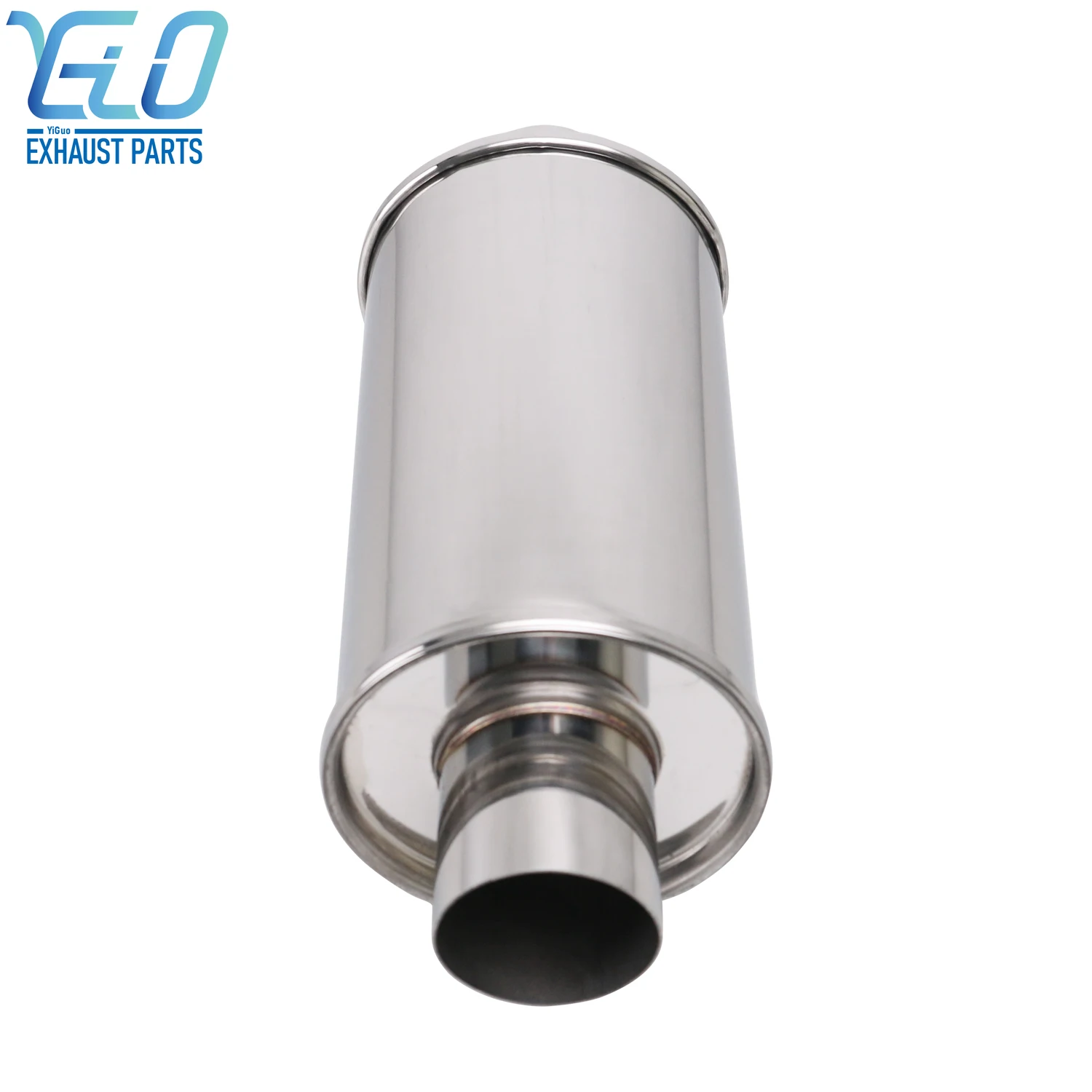 Car Exhaust Middle Pipe Diameter 63mm Inlet 127mm Body Stainless Steel ...