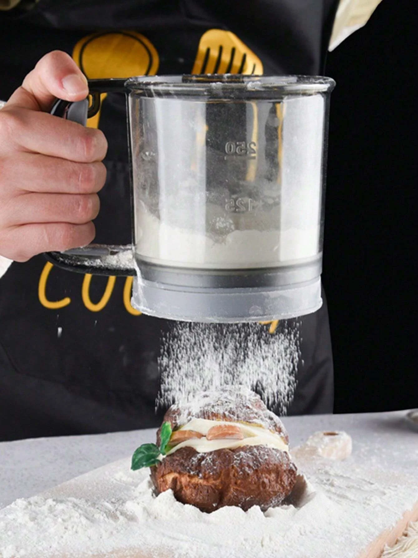 40-Mesh-Semi-automatic-Filter-Sieve-Cake-Flour-Sieve-Hand-Pastry-Flour ...