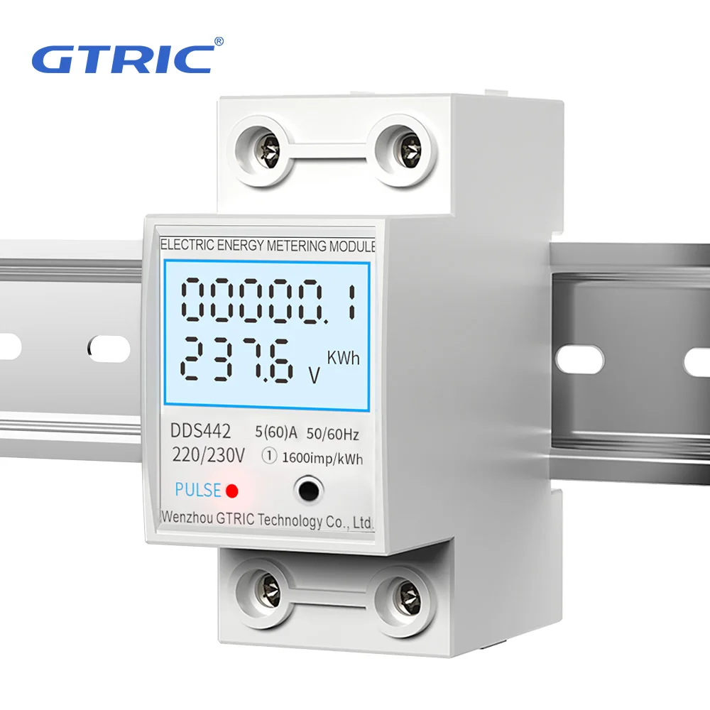 GTRIC-Energy-Meter-2P-Single-Phase-Voltage-Current-Power-Consumption ...