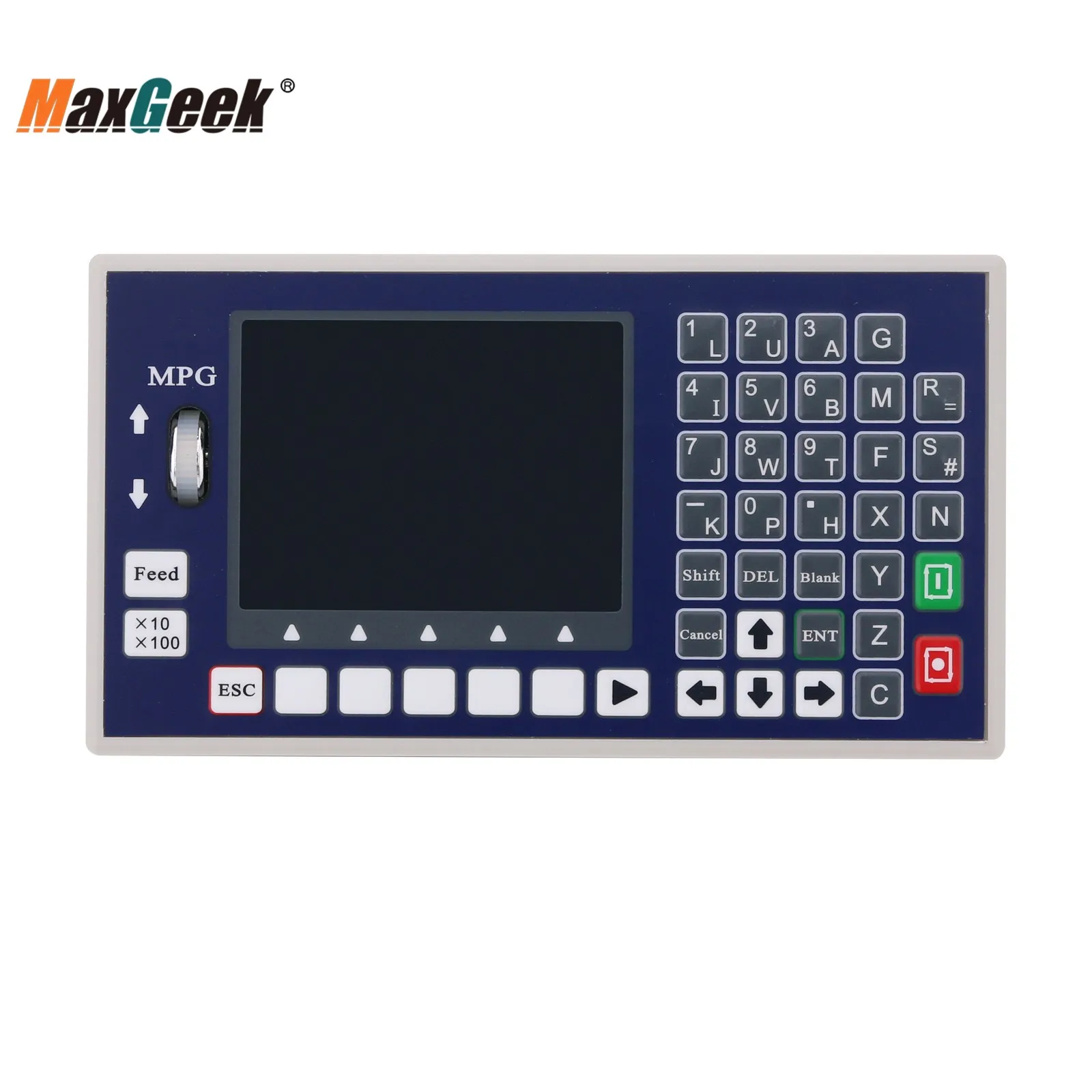 Maxgeek TC55H 1/2/3/4 Axis CNC Controller System G Code Motion Controller WIth MPG For CNC ...