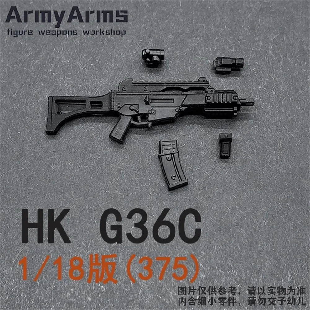 ArmyArms 1/18 Soldier 4CM HK G36C Assault Rifle Model Toy Accessories ...