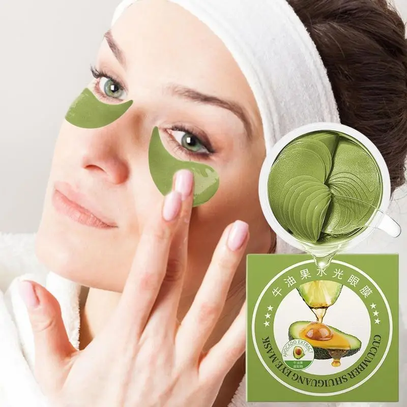 Avocado Eye Mask Patches 60Pcs Natural Under Eye Anti Aging Wrinkle ...