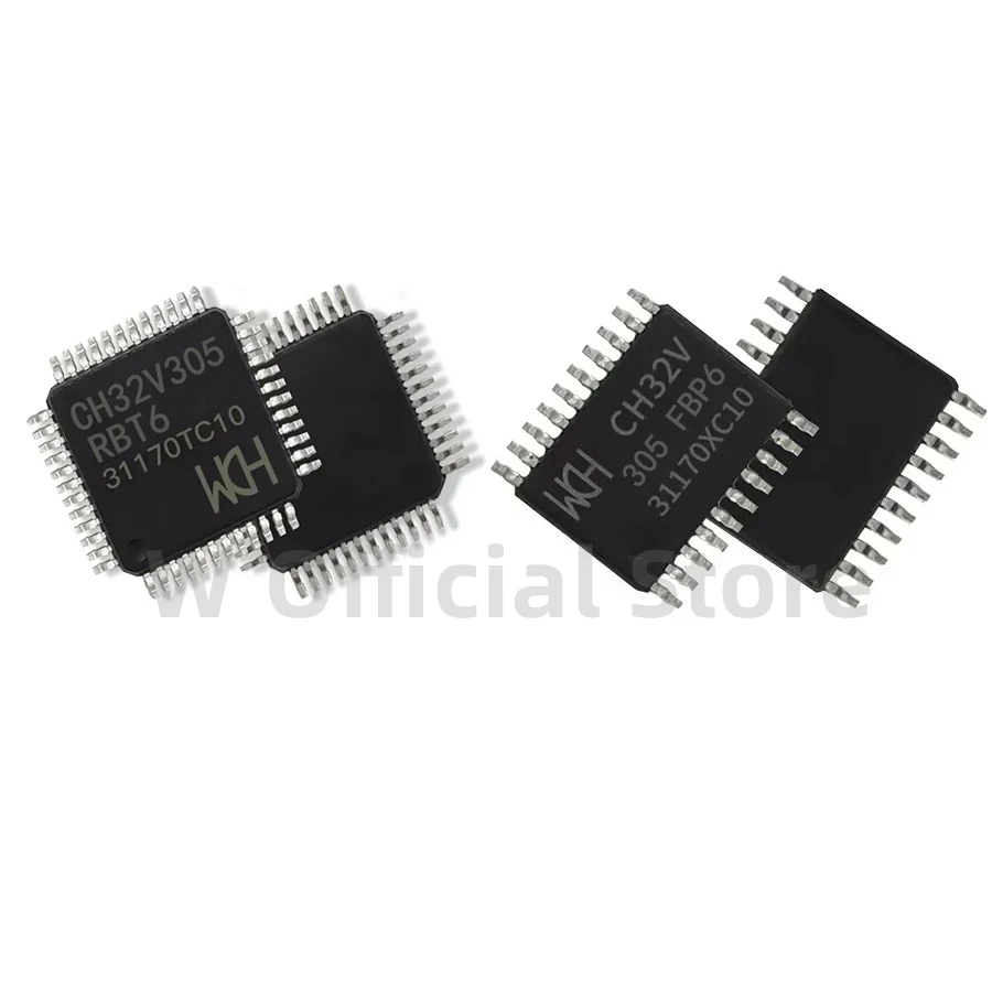 5Pcs-lot-CH32V305-Interconnectivity-RISC-V-MCU-CH32V305FBP6-32V305RBT6 ...