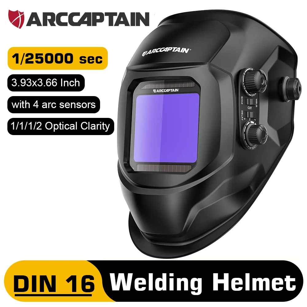 ARCCAPTAIN-Welding-Mask-MIG-MAG-TIG-Welding-Helmet-Face-Cap-Solar-Cell ...