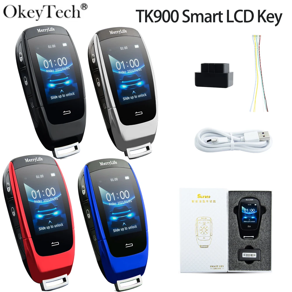 Tk900 Multi-languages Lcd Smart Key For Benz/bmw/toyota/kia/vw Modified ...