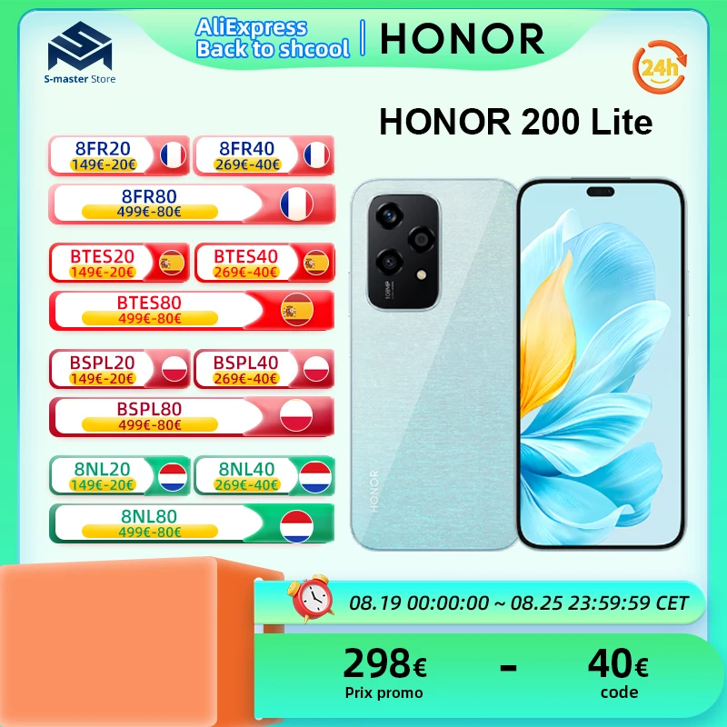 Global-version-HONOR-200-Lite-smart-phone-5G-android-MediaTek ...