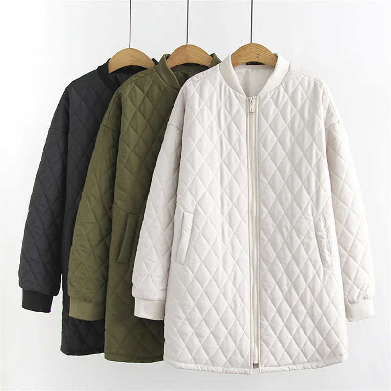 Autumn-Winter-Cotton-padded-Jacket-Women-Quilted-Cotton-Coat-Oversize ...