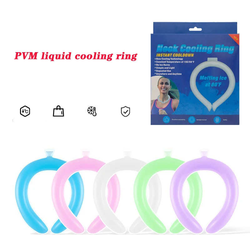 Neck-Cooling-Ring-Reusable-Cold-Hanging-Neck-Ring-Outdoor-Sports ...