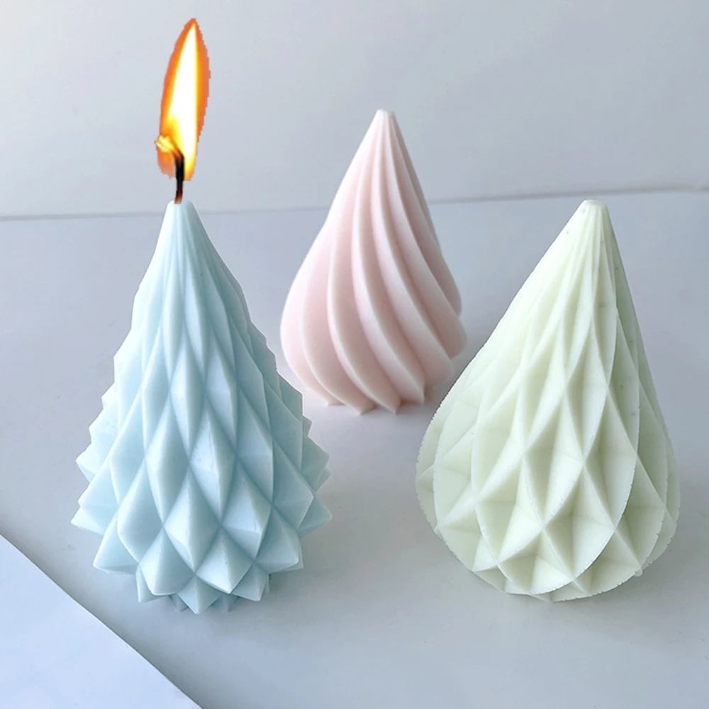 Geometric-Silicone-Candle-Mold-DIY-Aromath-Plaster-Ornament-Creative ...