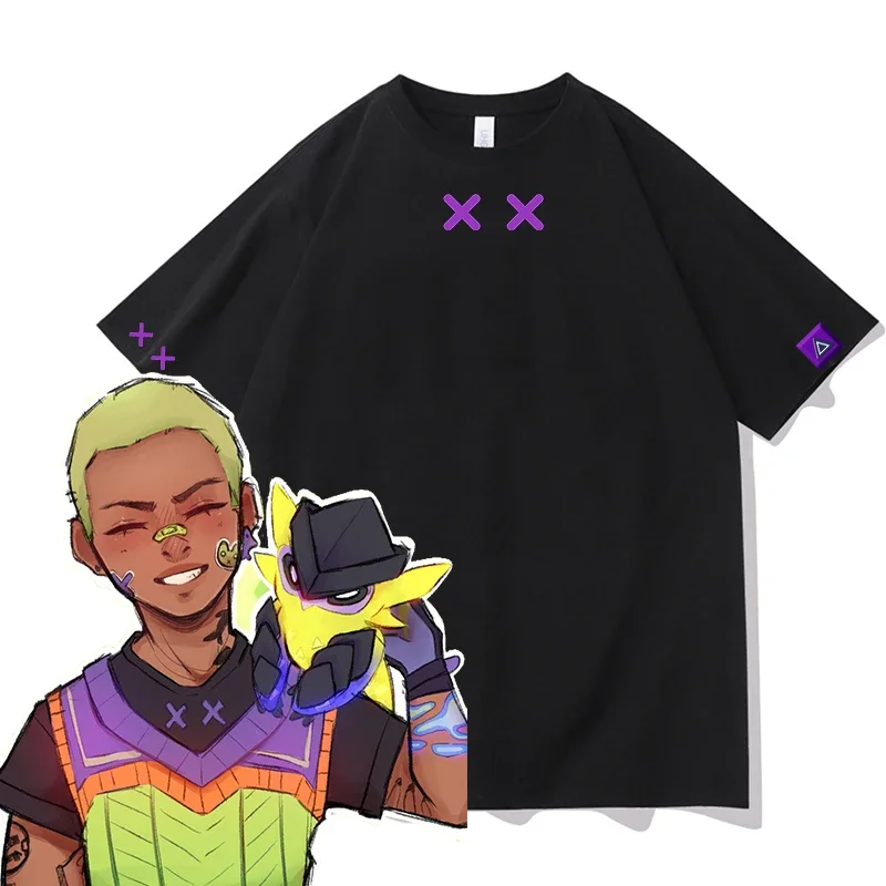 2023 Men GEKKO T Shirt Funny Valorant Cotton Unisex EU SIZE Graphic T ...