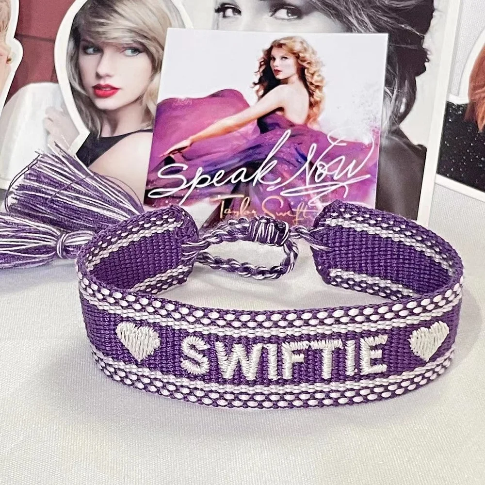 Friendship-Bracelets-for-SWIFTIES-Woven-Bracelets-Adjustable-Stacking ...