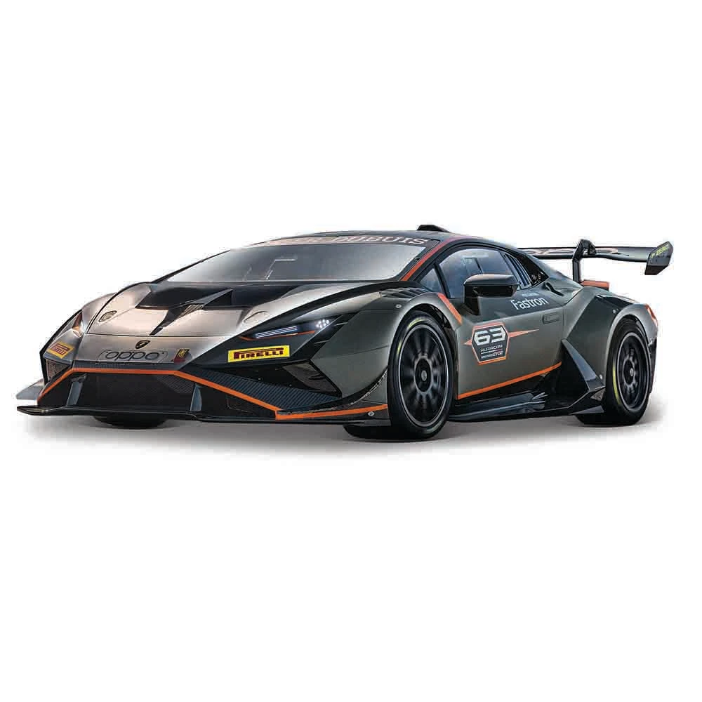 Bburago 1:43 nuevo Lamborghini Huracan Super Trofeo EVO2 aleación vehículo de lujo Diecast Pull ...