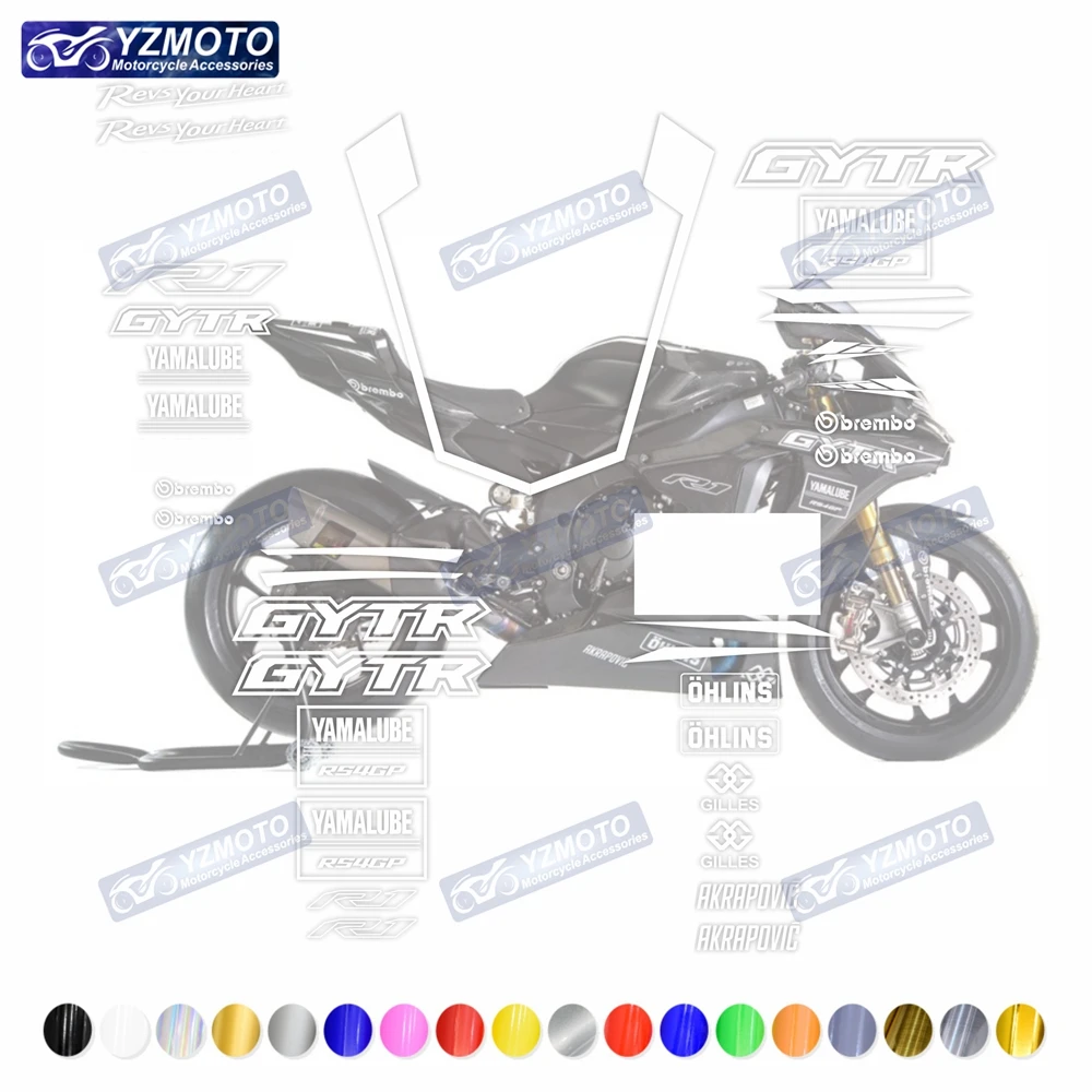 For-YAMAHA-YZF-R1-YZF-R1-GYTR-2015-2019-Motorcycle-Parts-Fairing-Full ...