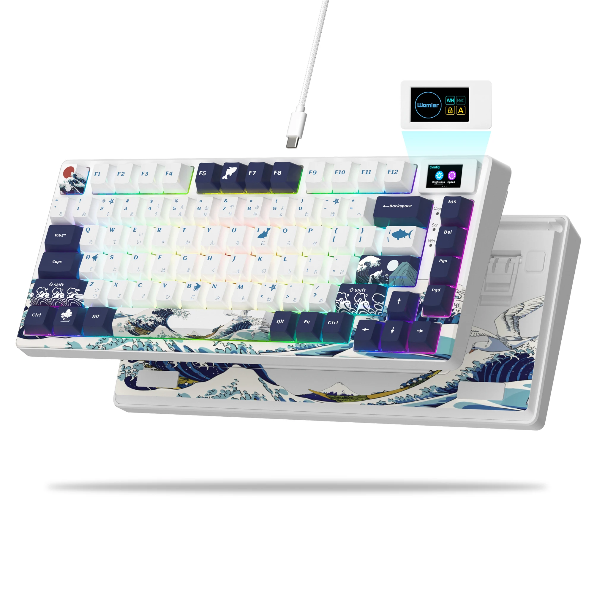 womier-SK80-Gasket-Mounted-Mechanical-Keyboard-81-Key-Gamer-Keyboard-75 ...