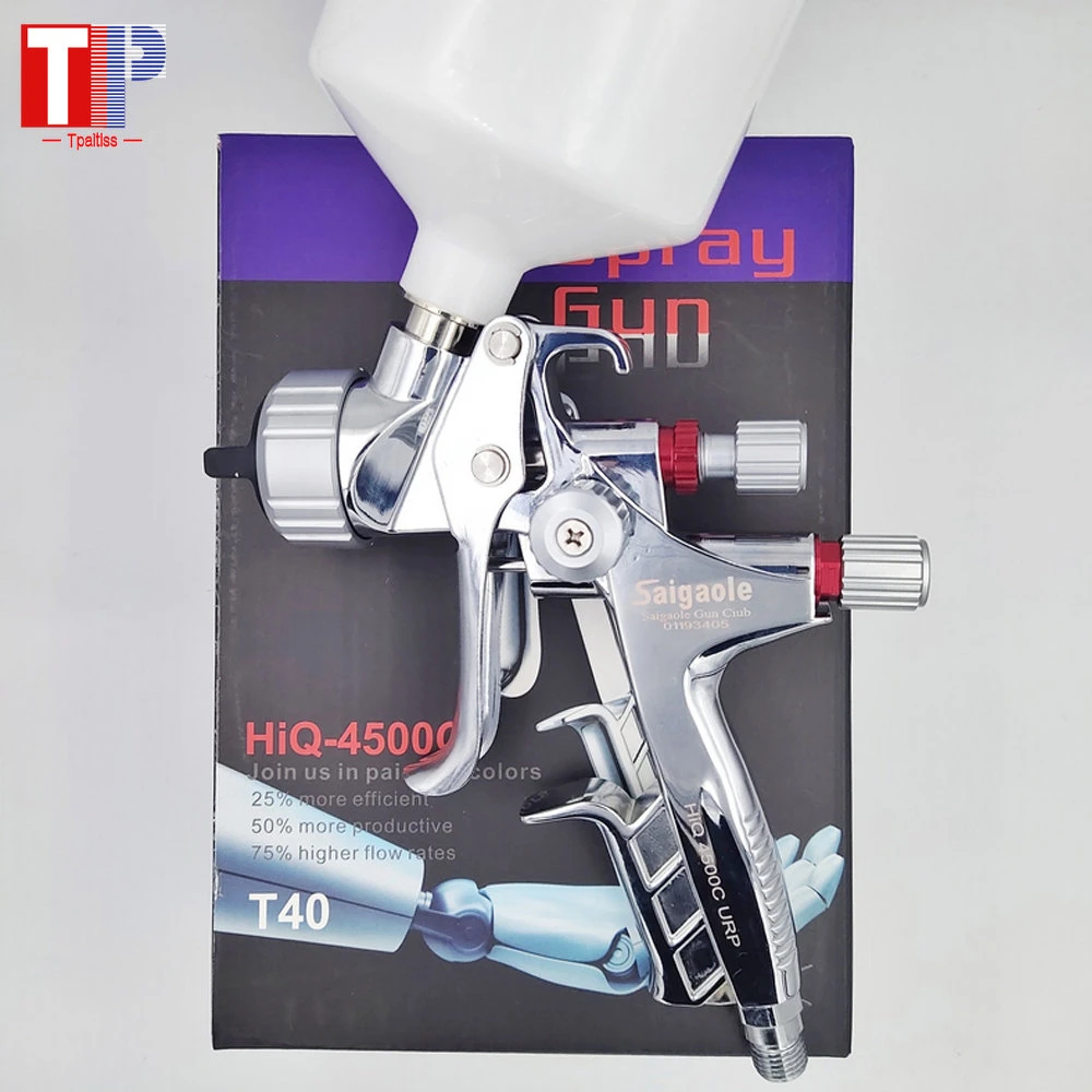Tpaitlss T40 Car Spray Gun HVLP High atomization spray gun with 1.3mm ...