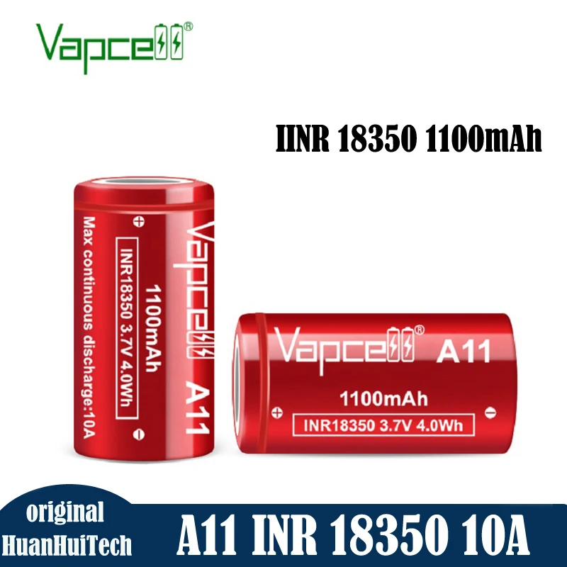 Original-Vapcell-A11-INR-18350-1100mah-Battery-Capacity-1100mah-10A-3 ...