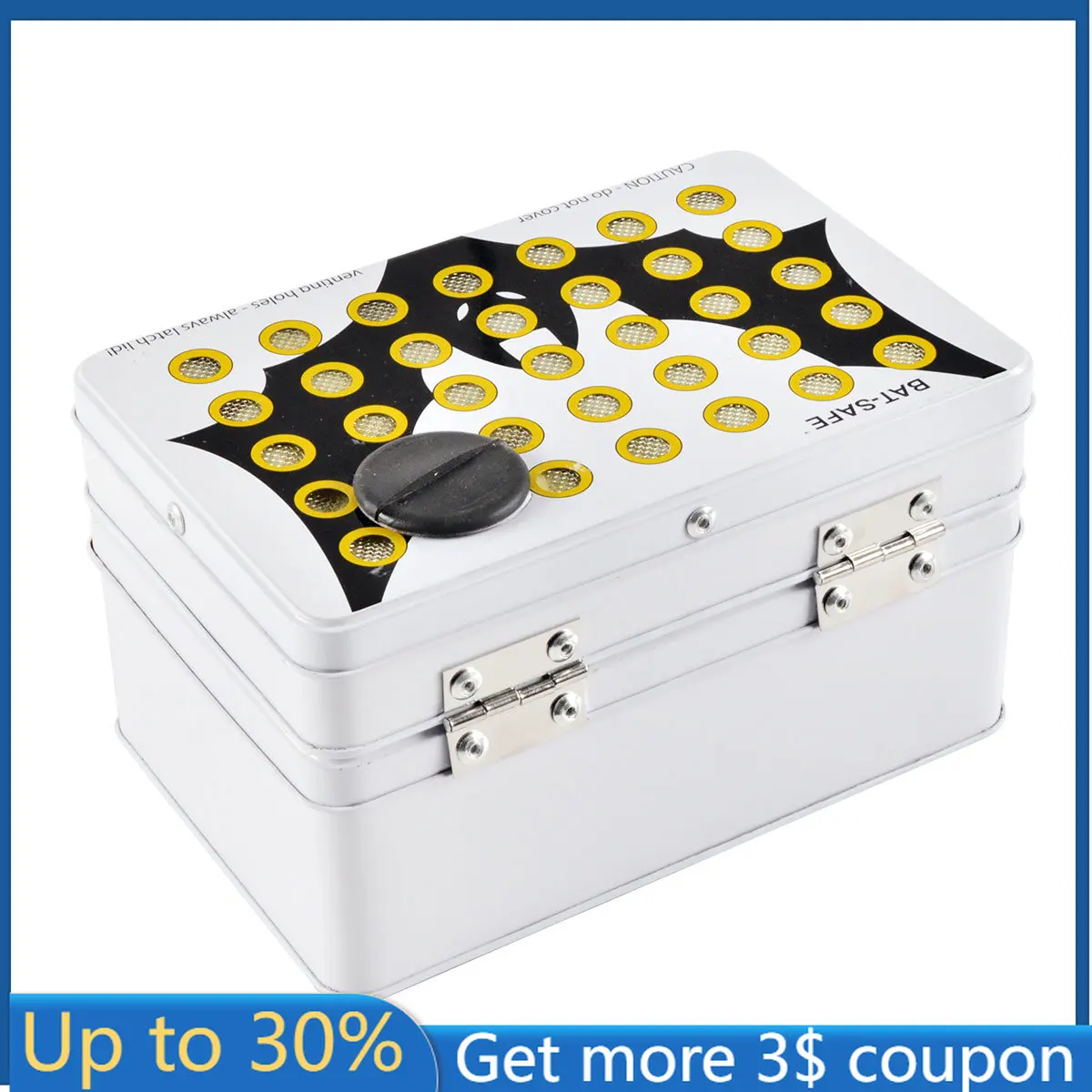 BAT-SAFE MINI Safety Battery Charging Box Metal Case Fireproof ...