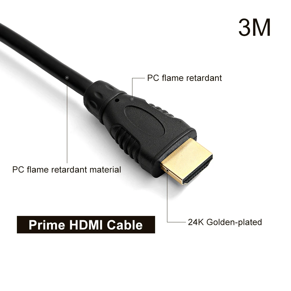 3M 4K 120Hz HDMI Cable V2.0 Audio Video HDMI to HDMI Cable applyfor ...