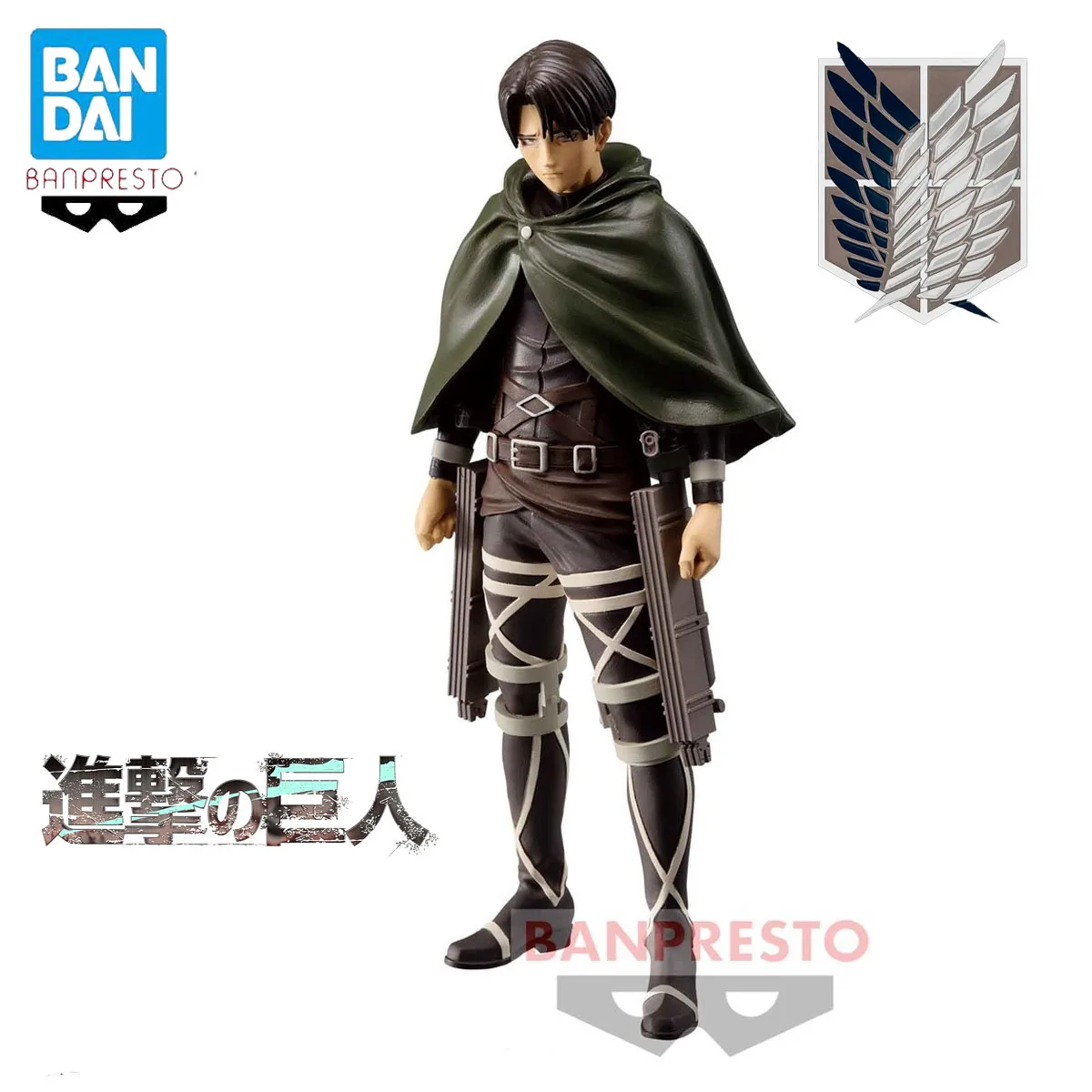 In Stock Original Banpresto Attack On Titan Levi Ackerman Genuine Anime ...