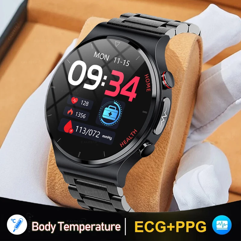 2022 New ECG+PPG Smart Watch Mens Laser Blood Pressure Heart Rate ...