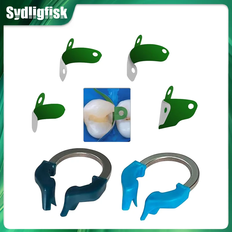Dental-Matrix-Bands-NITI-Metal-Matrices-Clamp-Ring-Non-Stick-PTFE-Coat ...