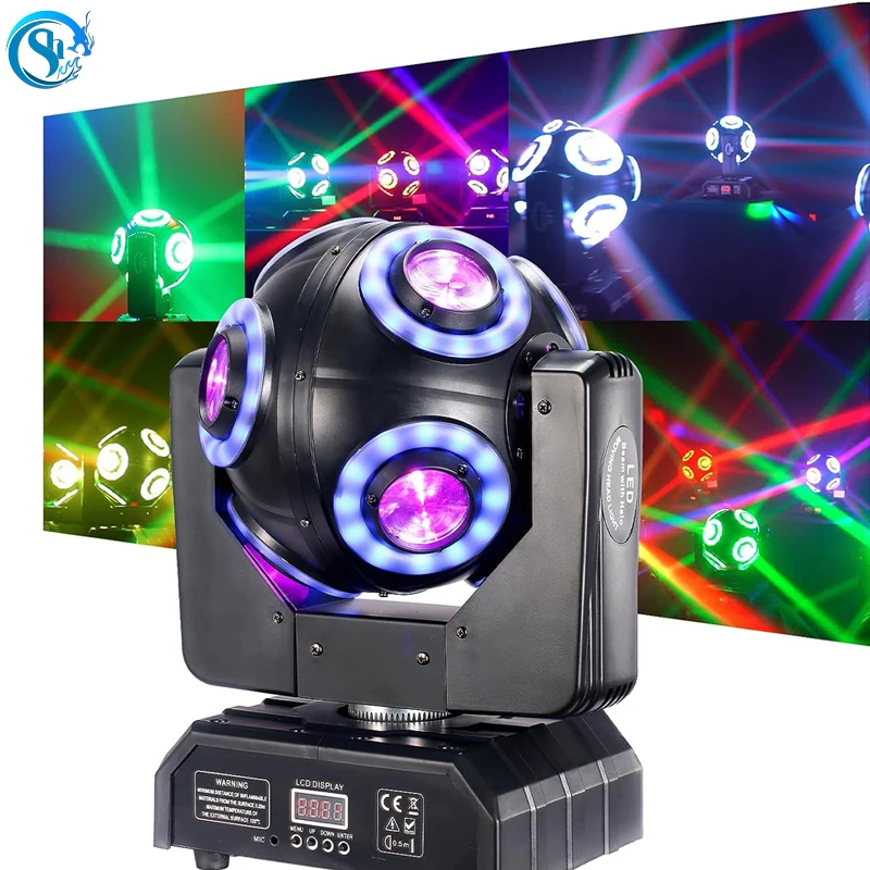 8x15W-Foot-Ball-Moving-Head-Beam-Light-with-Halo-120w-RGBW-4-in-1-LED ...