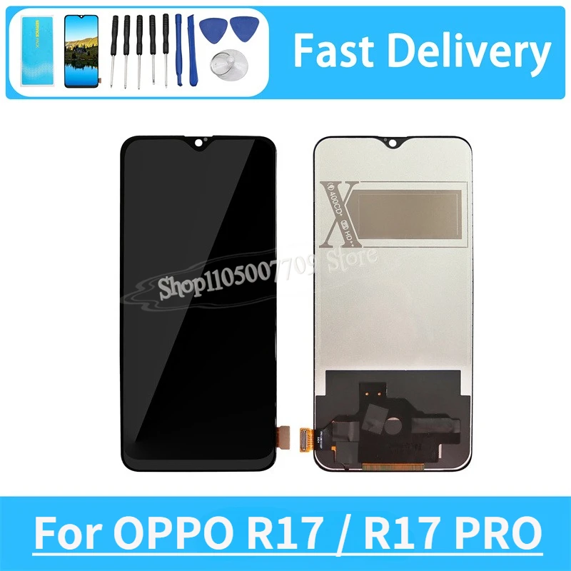 For OPPO R17 / R17 PRO LCD Display Touch Screen Digitizer Assembly ...