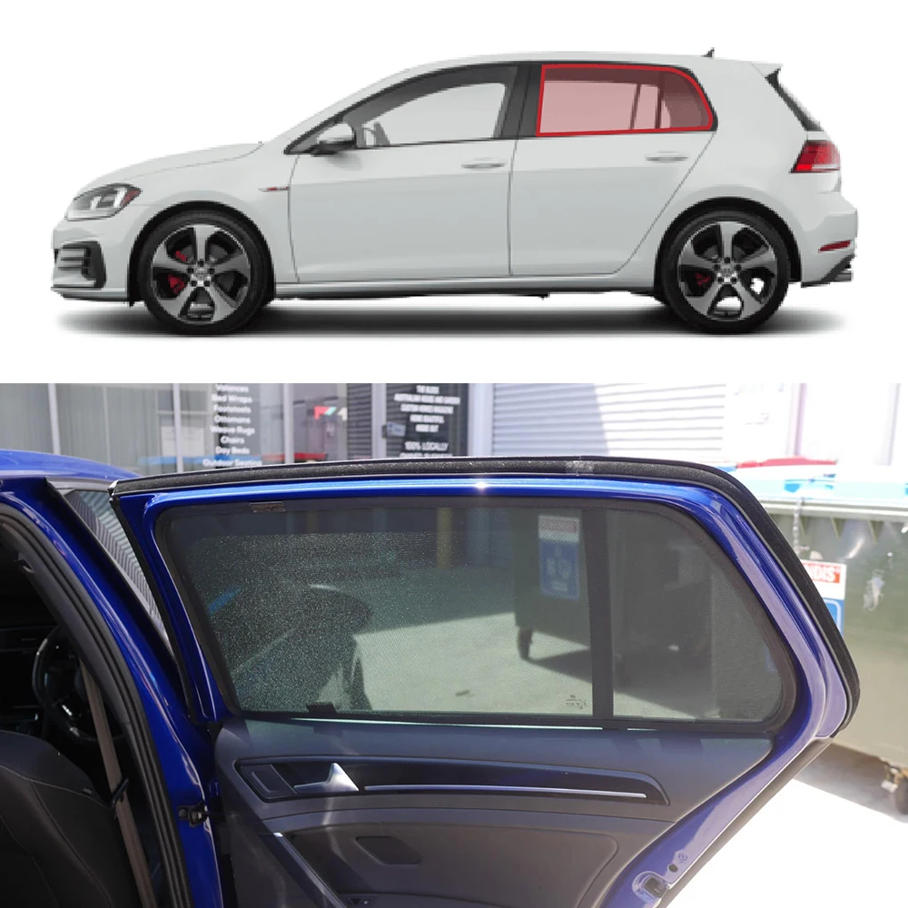 For Volkswagen VW Golf 7 MK7 Golf7 2013-2019 2020 Magnetic Car Sunshade ...