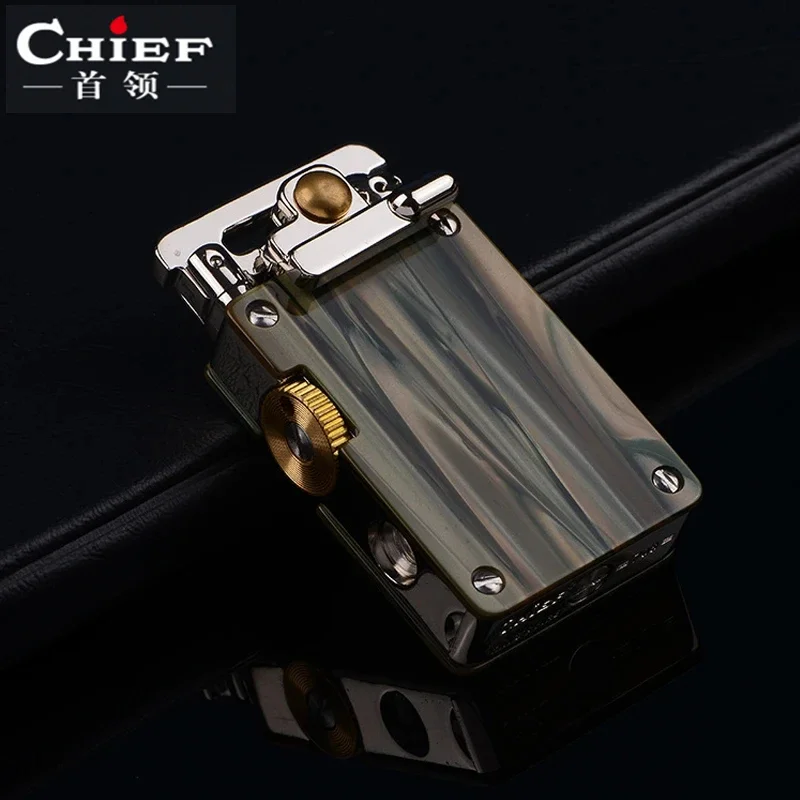 CHIEF Metal Retro Kerosene Lighter Windproof Rocker Arm Catapult ...
