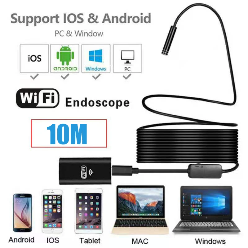 Professzionális Wifi Fish Camera 10M Hd Víz Alatti Kamera 8Led ...