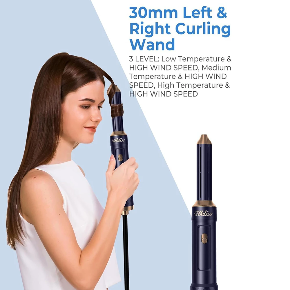 ヘアドライヤーブラシ 6 で 1 ヘアスタイラーブロードライヤーコーム