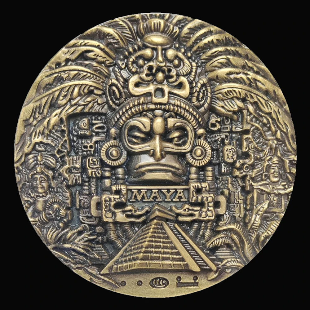 Mayan-AZTEC-CALENDAR-Predict-Challenge-Coins-Art-Collection-Gifts ...