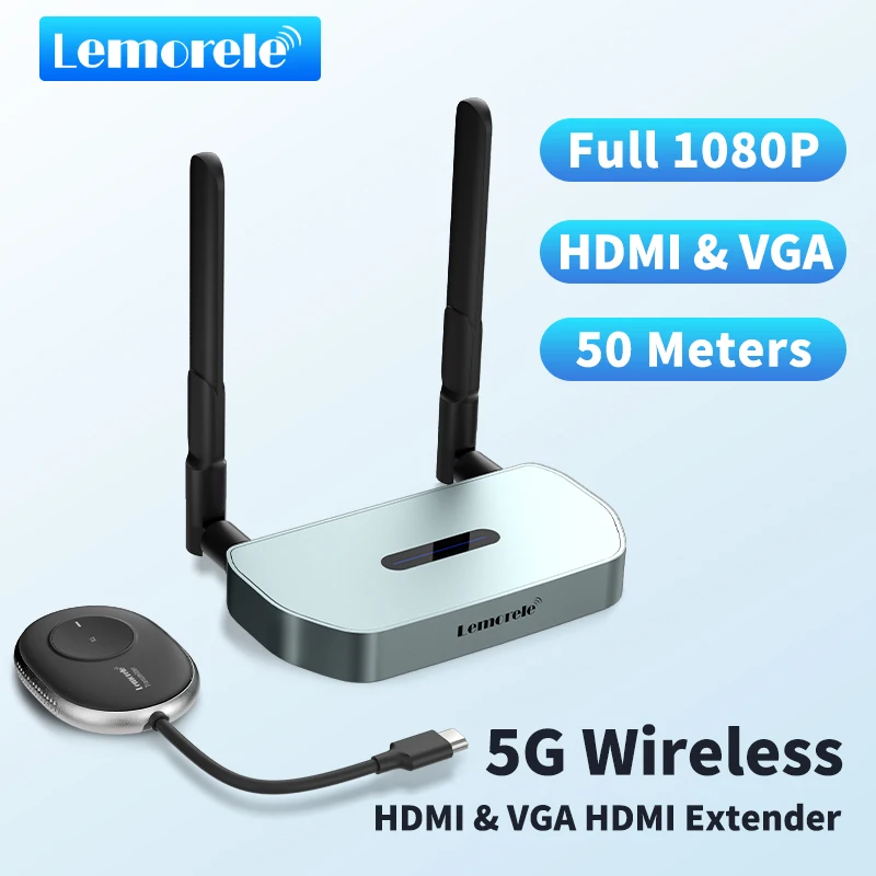 Lemorele-Wireless-HDMI-Video-Transmitter-and-Receiver-Extender-Adapter ...