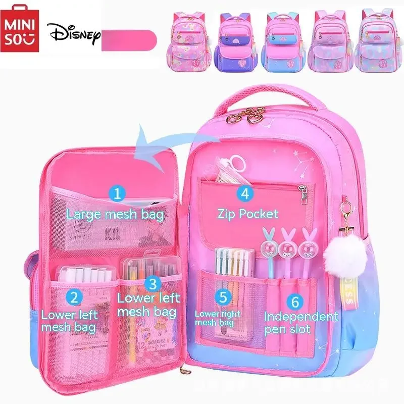 New-Orthopedic-Primary-School-Bags-for-Girls-Gradient-Color-Grades ...