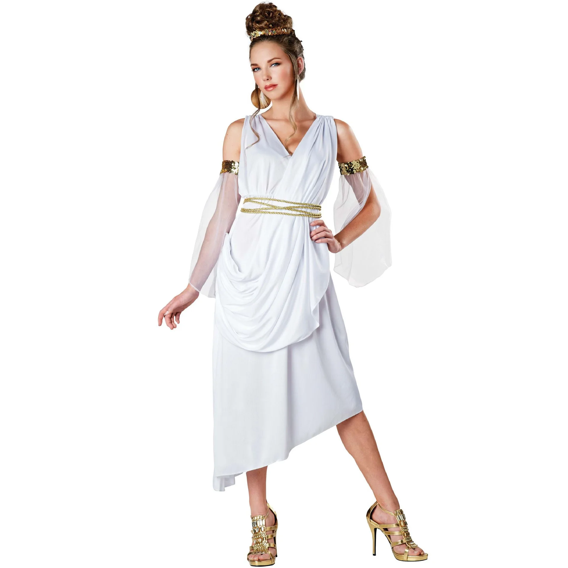 Adult Ancient Greek God Greece Goddess Costume Medieval Roman ...