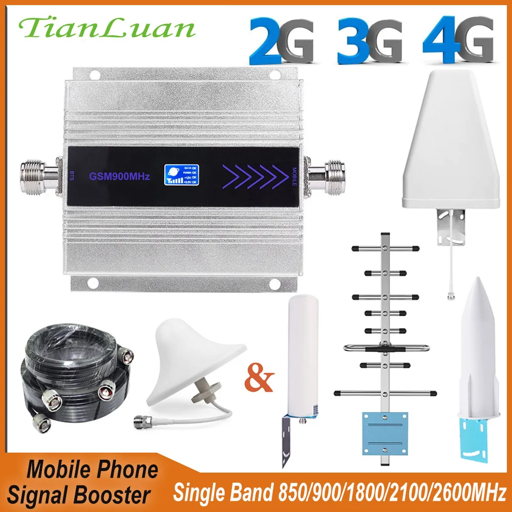 Amplificador de señal celular, repetidor GSM CDMA DCS WCDMA LTE 2G 3G 4G, banda 7/3/1/5/8, 900 ...