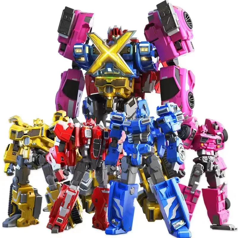 4pcs-set-Mini-Force-Transformation-Robot-Toys-Action-Figures-MiniForce ...