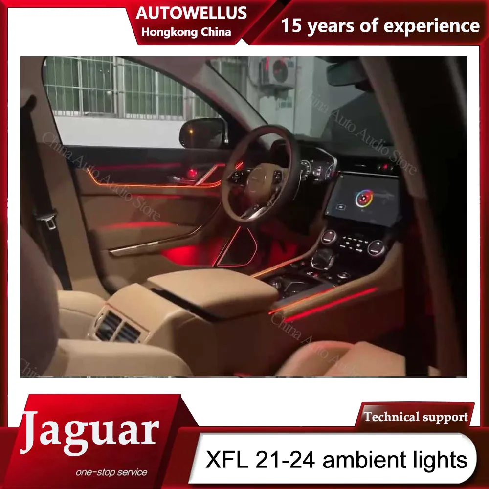 64-color-Interior-Led-Decorate-Lamp-Fit-for-Jaguar-XFL-2021-2024 ...