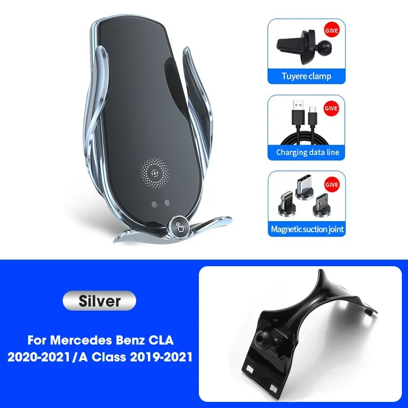 Car-Phone-Holder-For-Mercedes-Benz-CLA-A-Class-Charger-For-Mercedes ...
