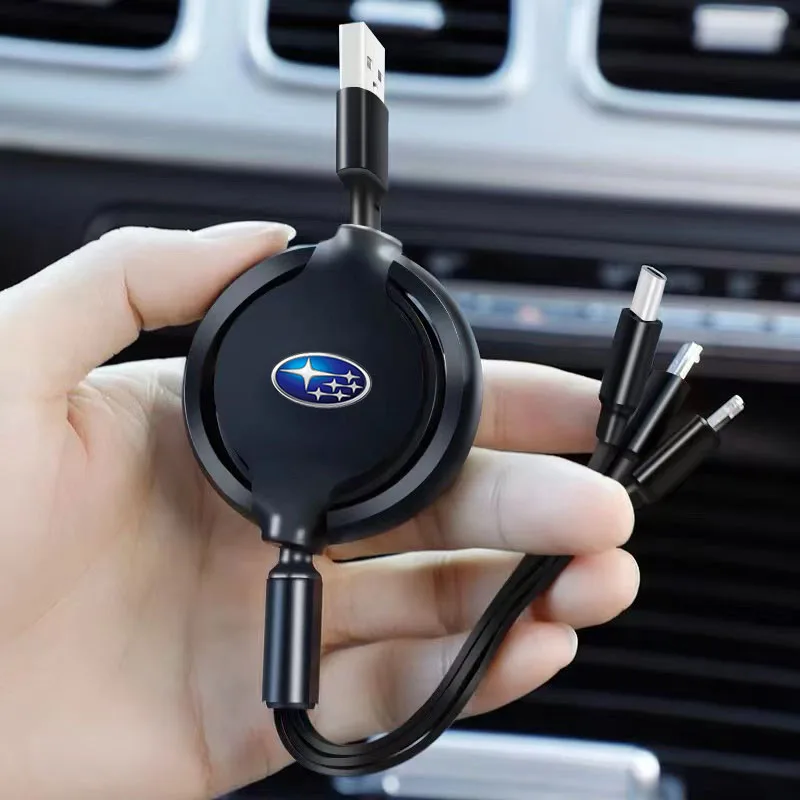 Cable de carga rápida para Interior de coche, Cable Micro USB tipo C 3 ...