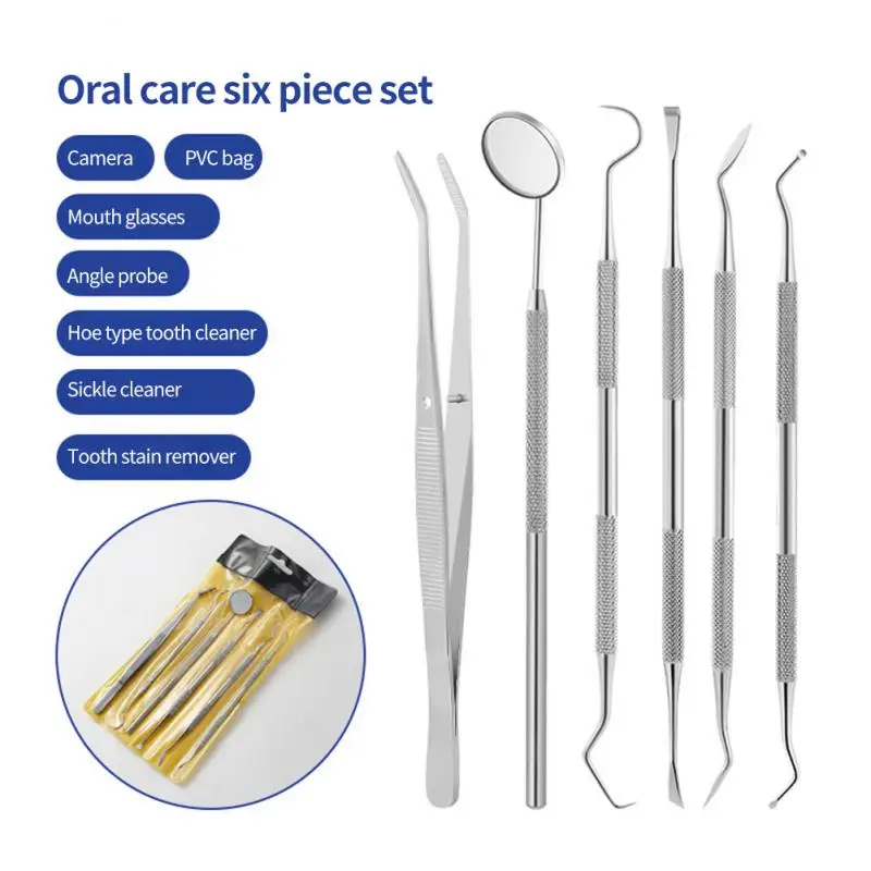1-Set-Dental-Mirror-Stainless-Steel-Dental-Dentist-Prepared-Tool-Set ...