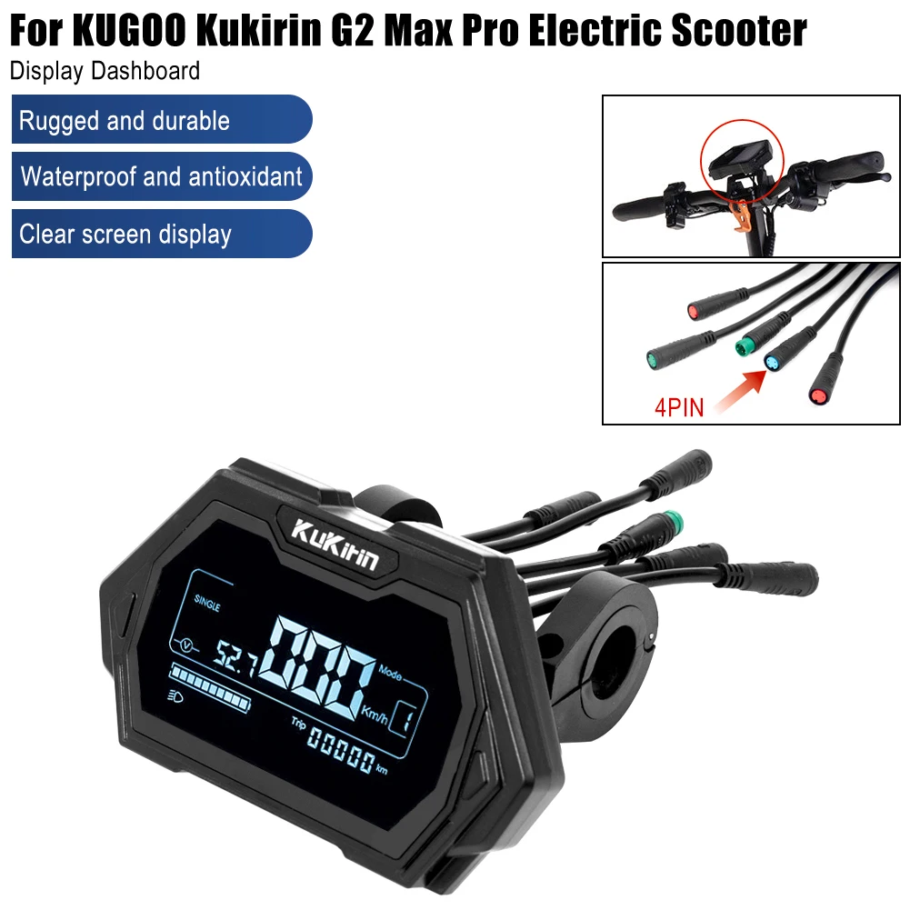 Scooters-Screens-Original-48V-Display-for-KUGOO-Kukirin-G2-Max-Electric ...