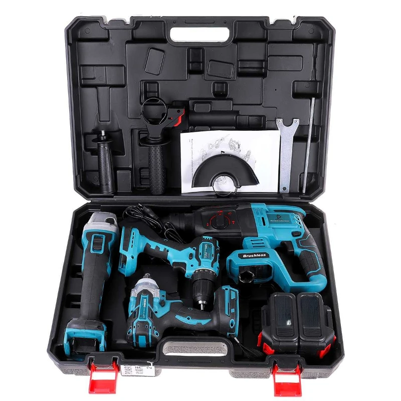 china-power-professional-cordless-electrician-battery-power-combo-box ...
