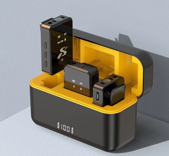 Wireless-Lavalier-Microphone-For-Camera-Phone-computer-Live-Audio-Video ...