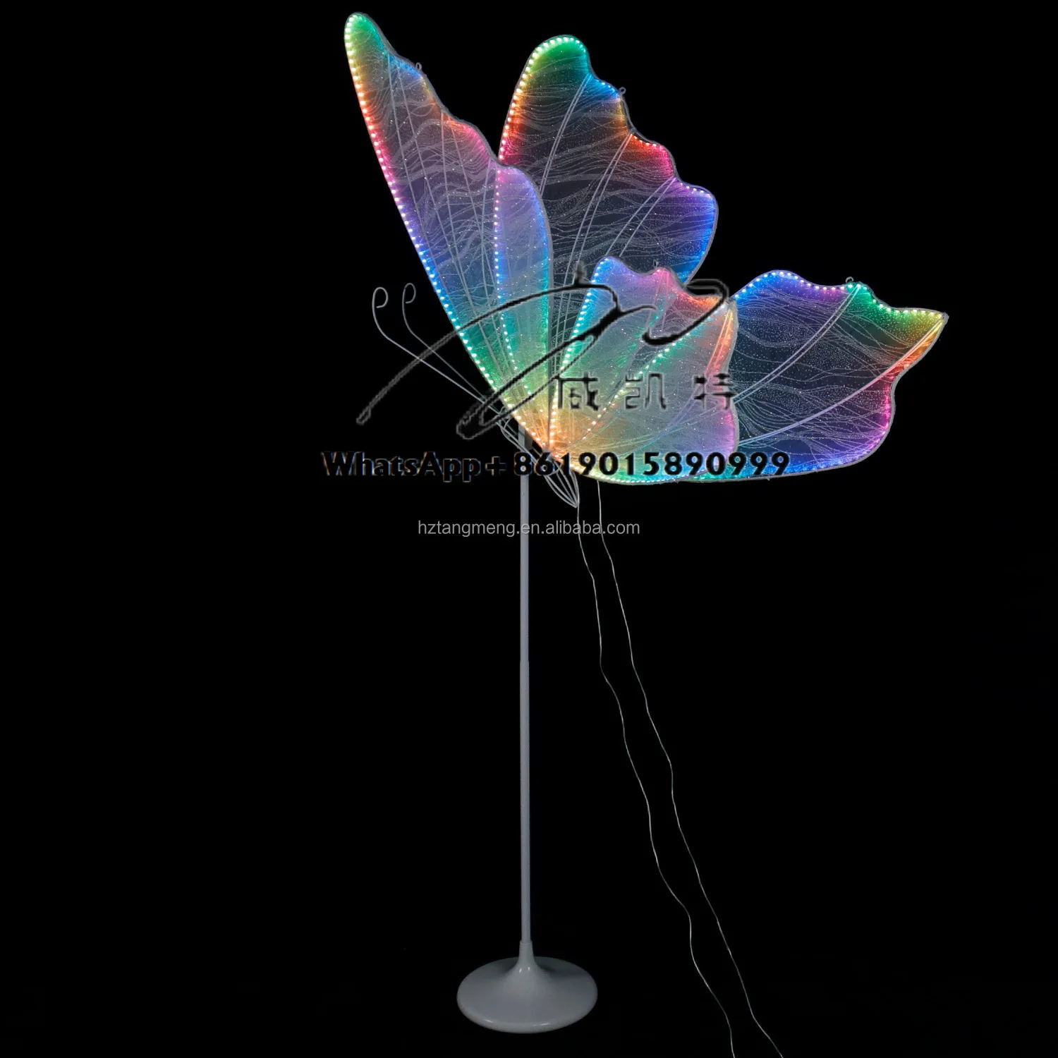 Hot Sale Decorative Giant Light up Butterfly Road Lead LED Butterfly ...